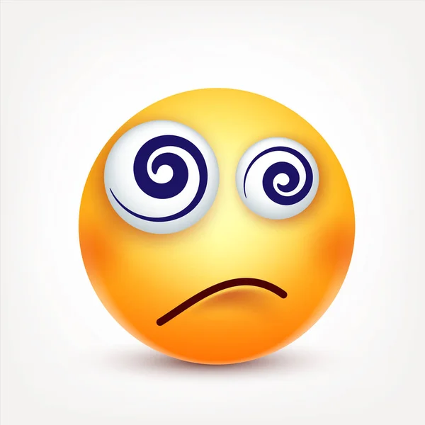 Sint Ansikt Smiley Morsomme Firkantede Emoji Uttrykksikoner Kawaii