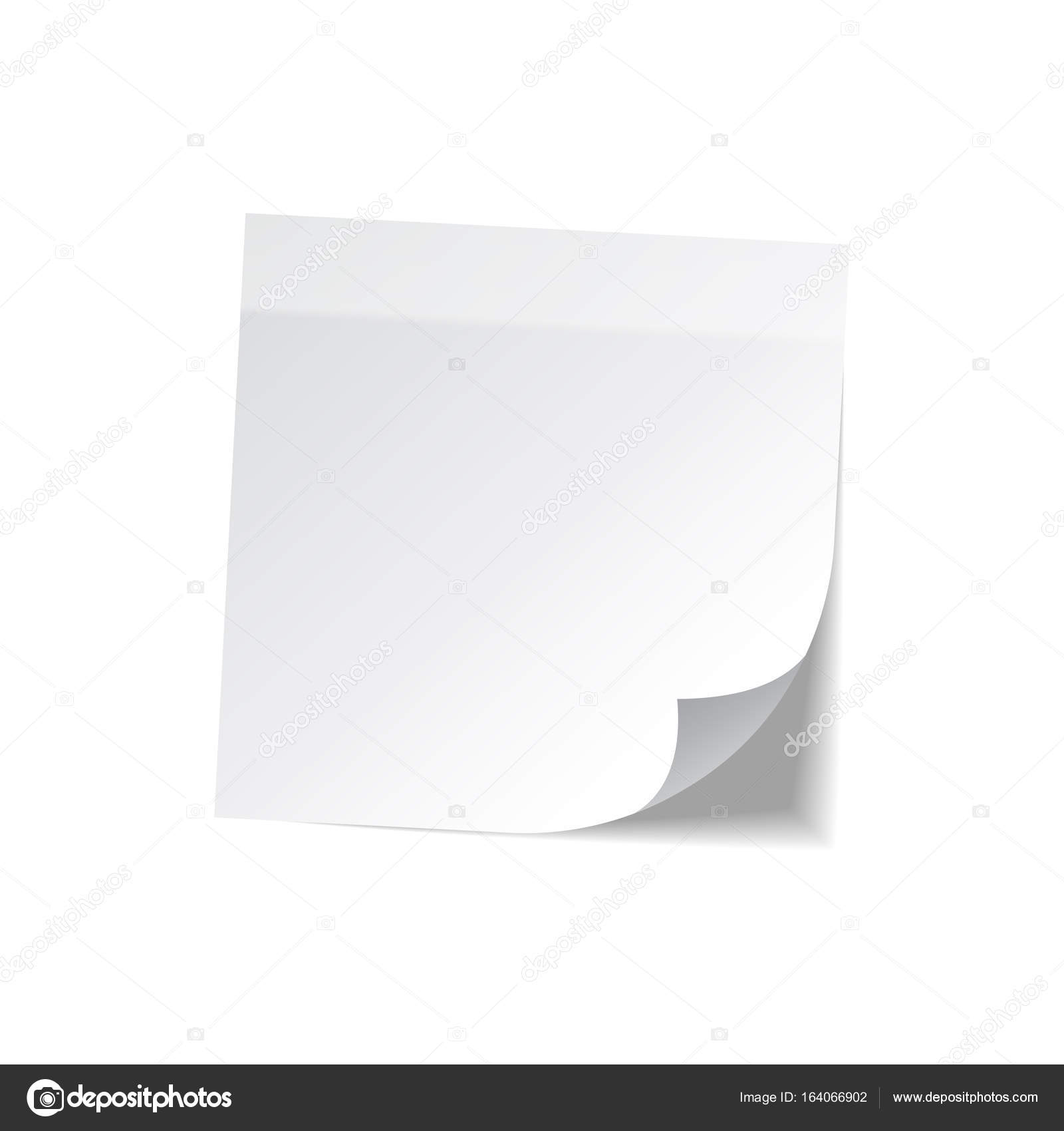 White Post It Png