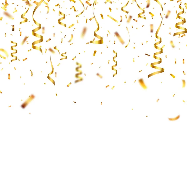 100,000 Golden confetti Vector Images | Depositphotos