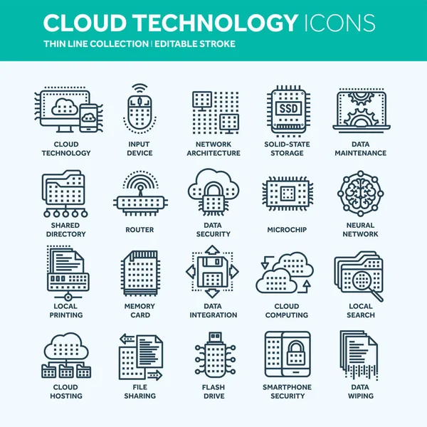 Cloud computing. Internet technology. Online services. Data, information security. Connection ...