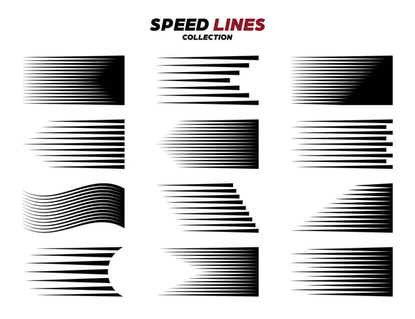 Manga comic motion speed lines set Stock Vector Image by ©StarLine ...