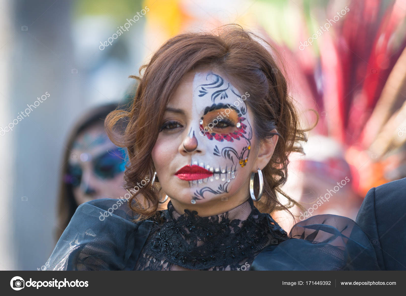 Day Of The Dead Skull Makeup