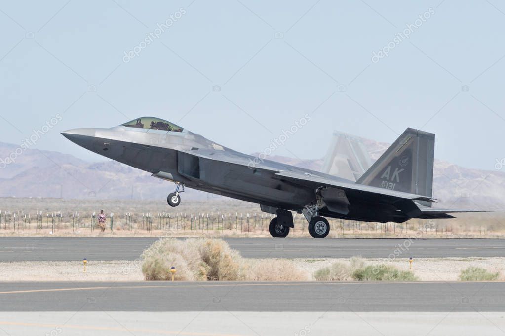 USAF Lockheed Martin F-22 Raptor – Stock Editorial Photo ...