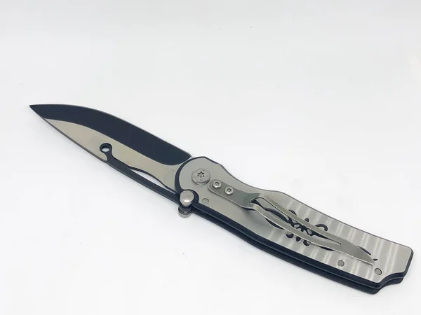 Various Models Pocket Knife White Background — Stock Photo © Muhur ...