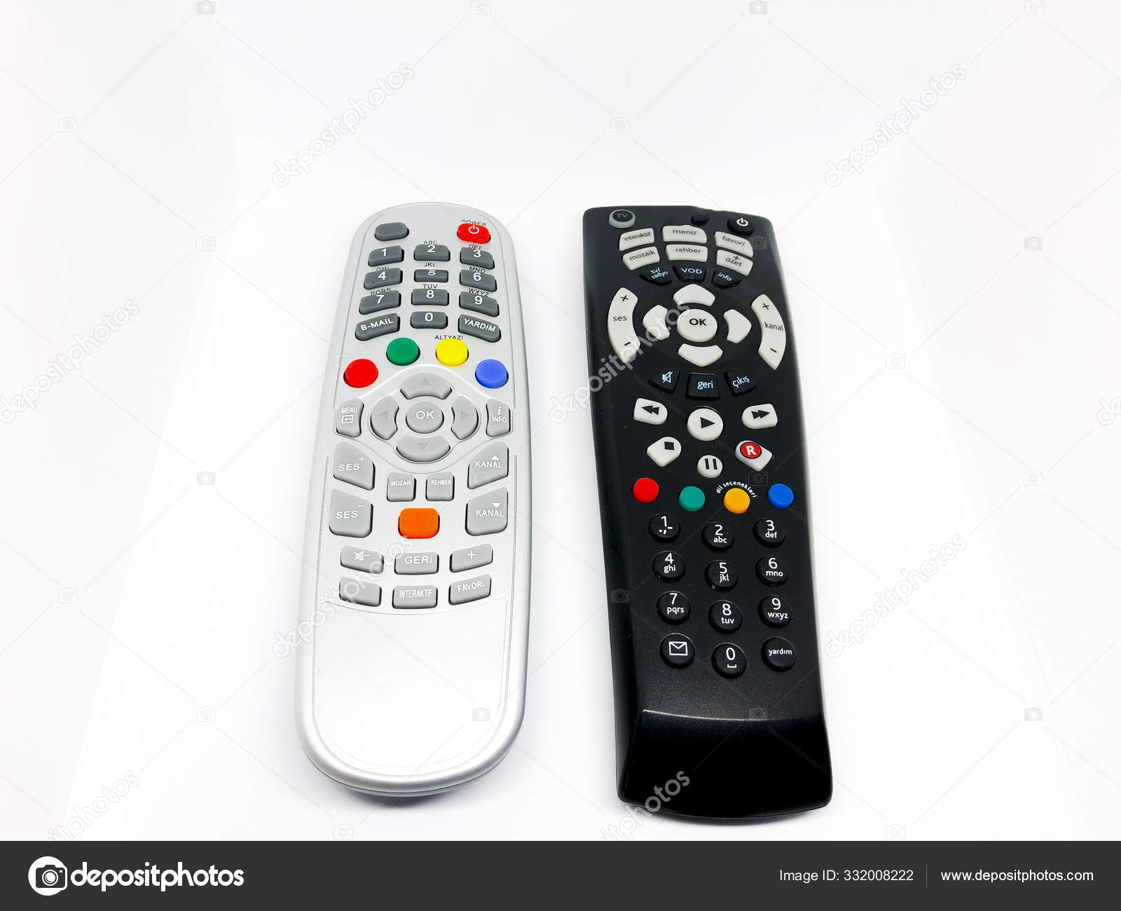 Digiturk Satellite Controller White Background Stock Photo by ©Muhur ...