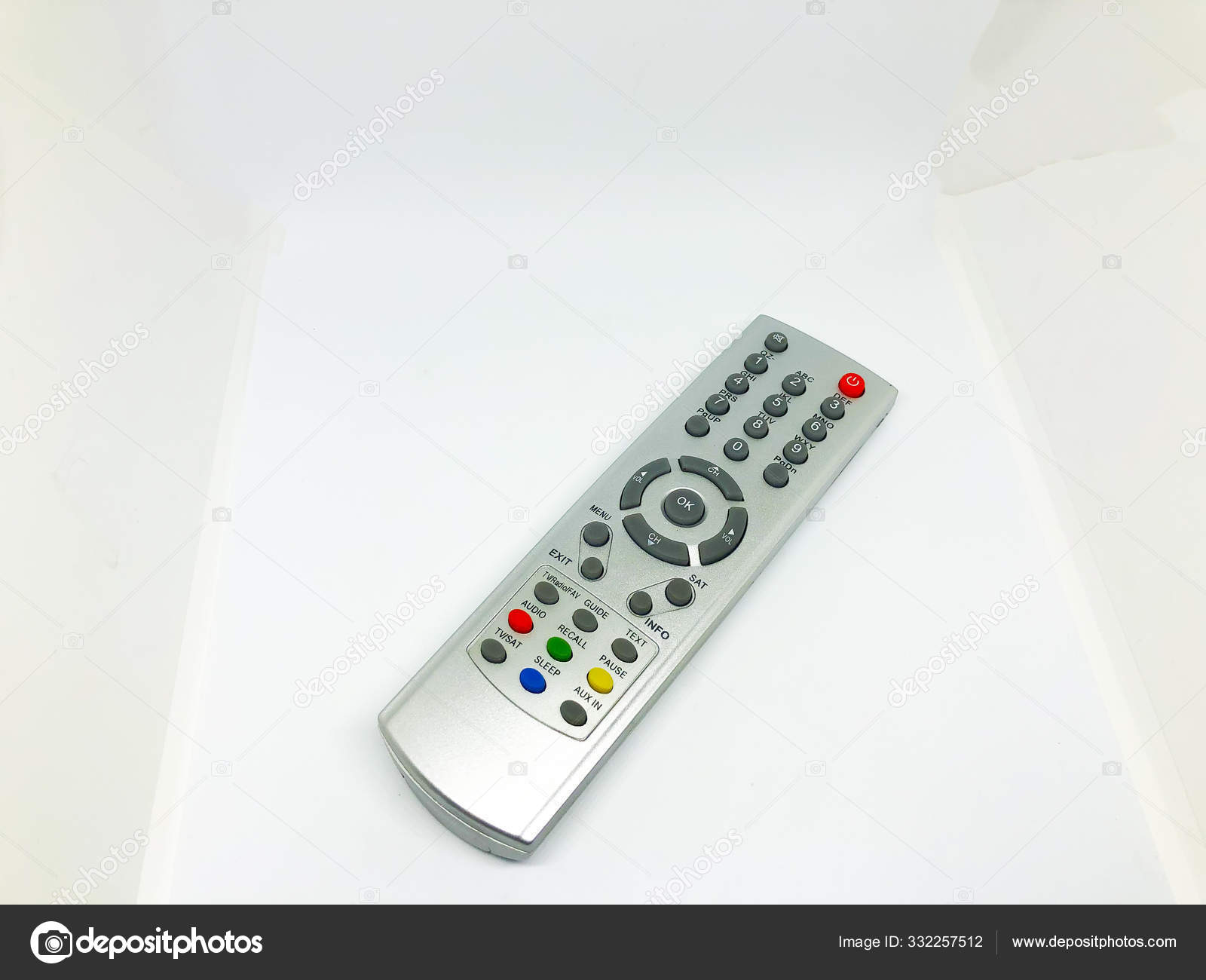 Various Satellite Controller White Background — Stock Photo © Muhur ...