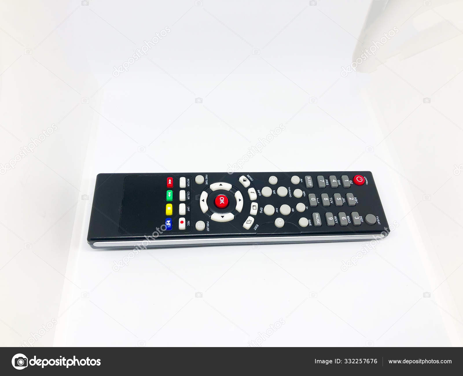 Various Satellite Controller White Background — Stock Photo © Muhur ...