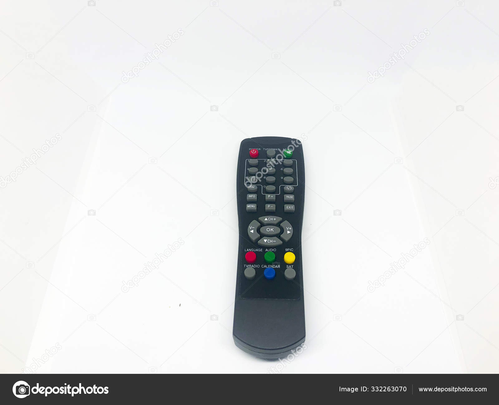 Various Satellite Controller White Background — Stock Photo © Muhur ...