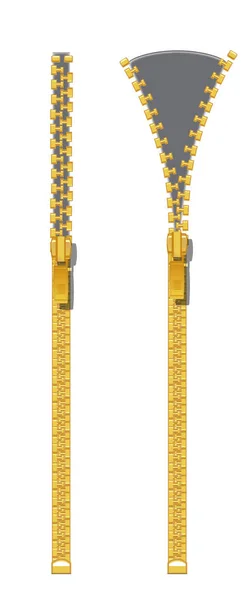 Opening zip illustration — Stock Photo © aspect3d #2403727