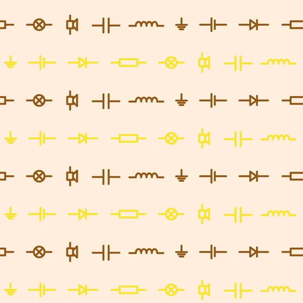 Electrical circuit symbols — Stock Vector © roxanabalint #126557436