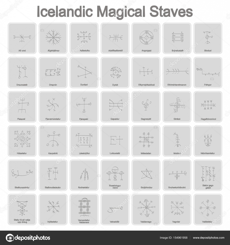 Icelandic Stave Symbols