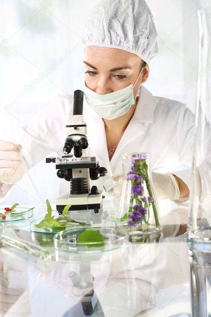 Biotechnology and genetic engineering. Stock Photo by ©robertprzybysz ...