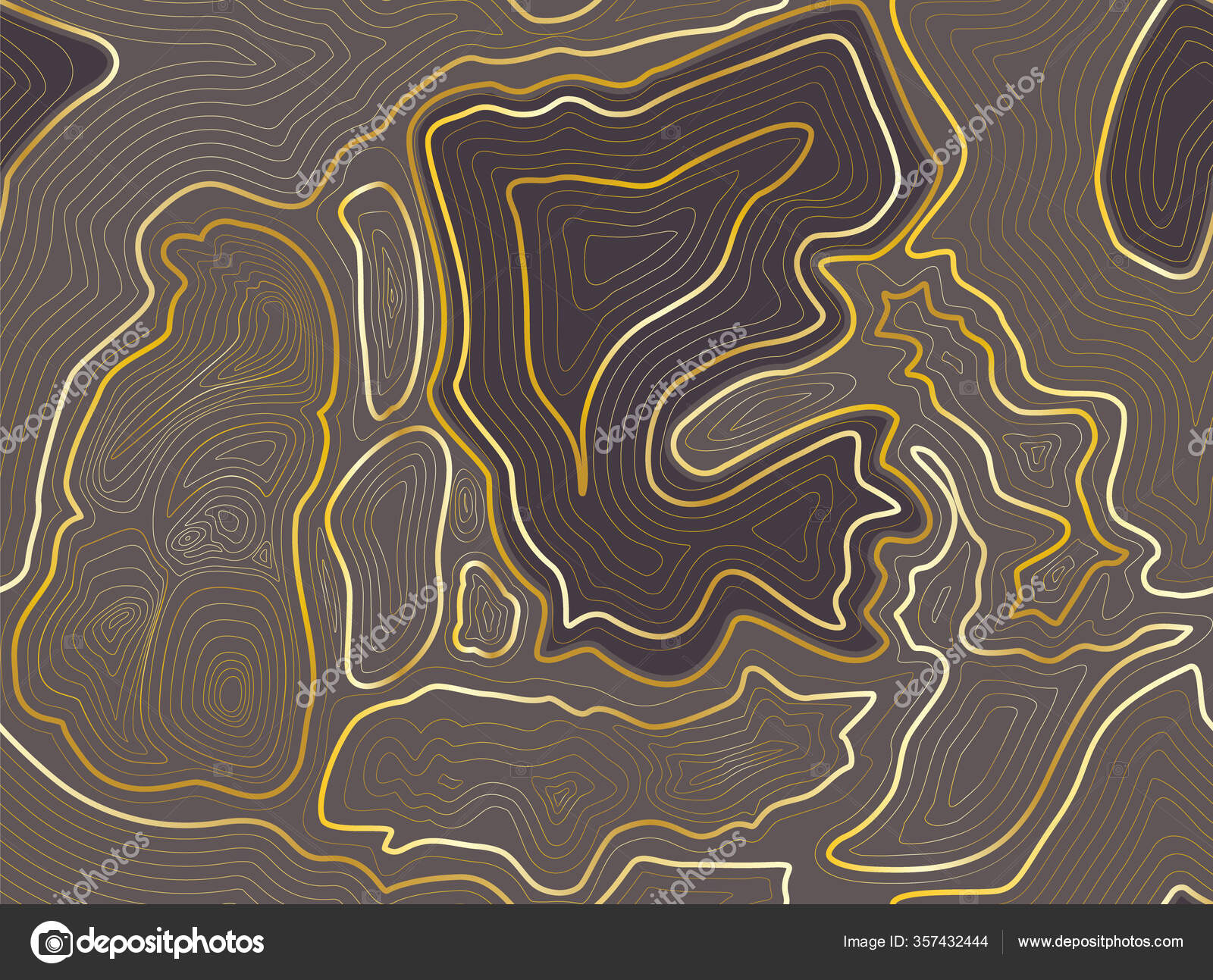 Topographic Map Colorful Abstract Background Contour Altitude Lines ...