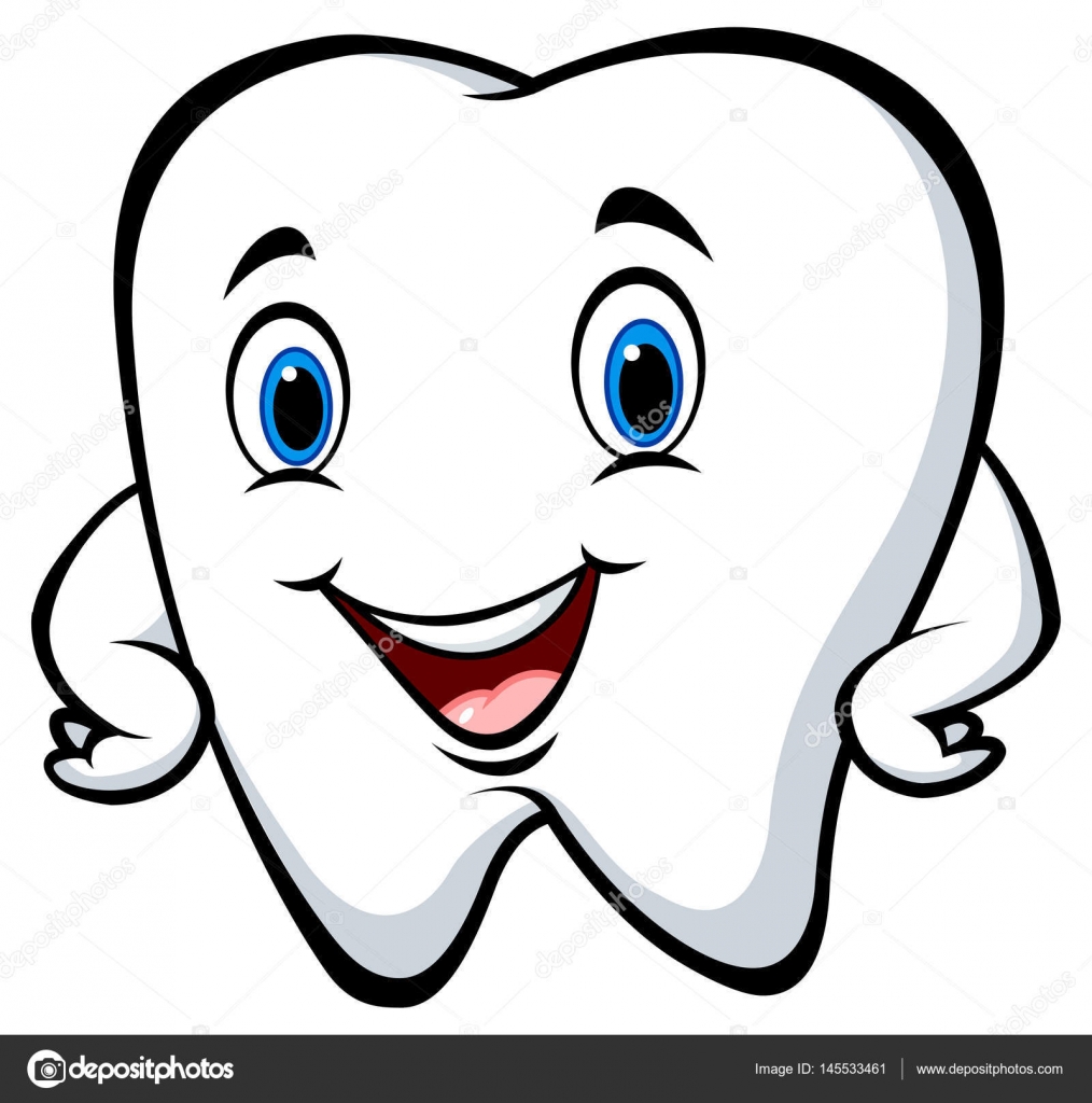 Funny Tooth Cartoon
