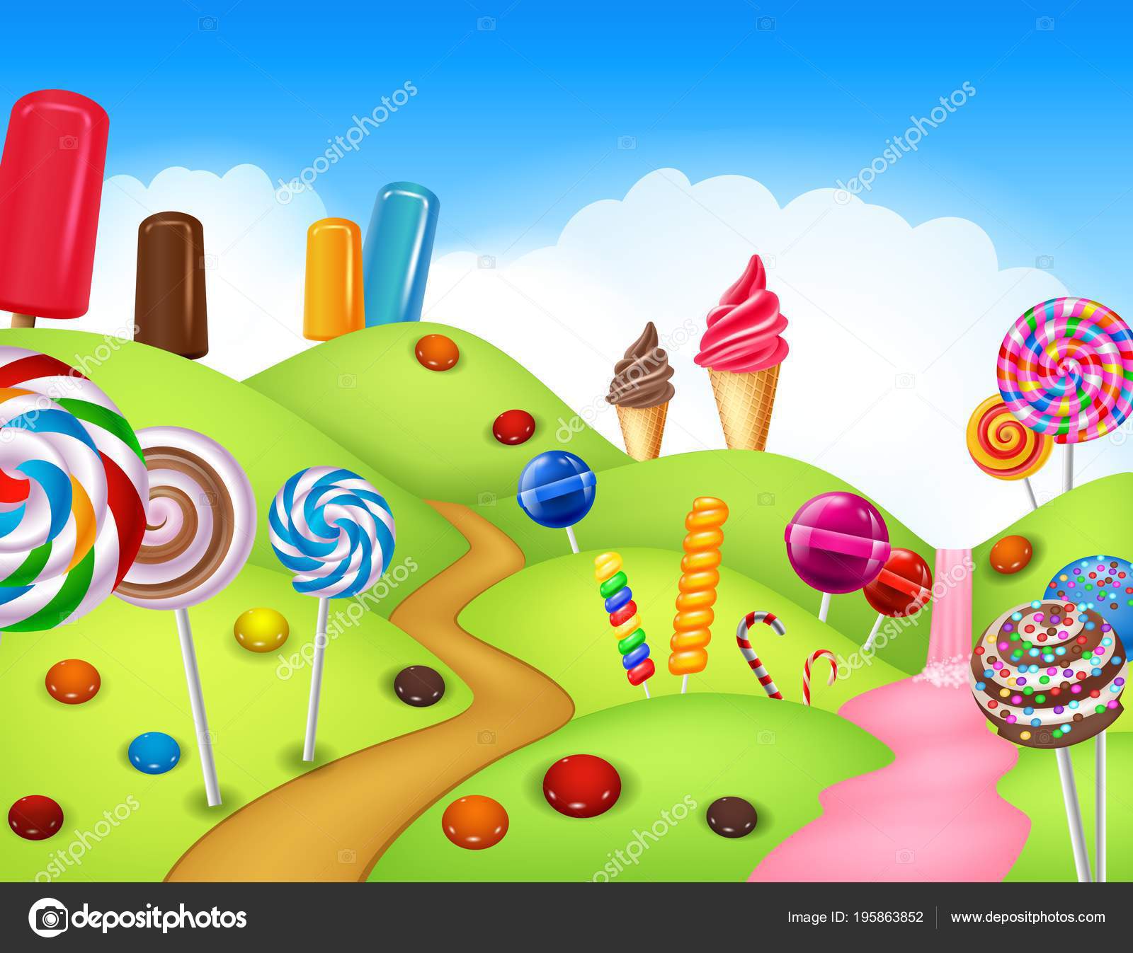 Candyland Vector