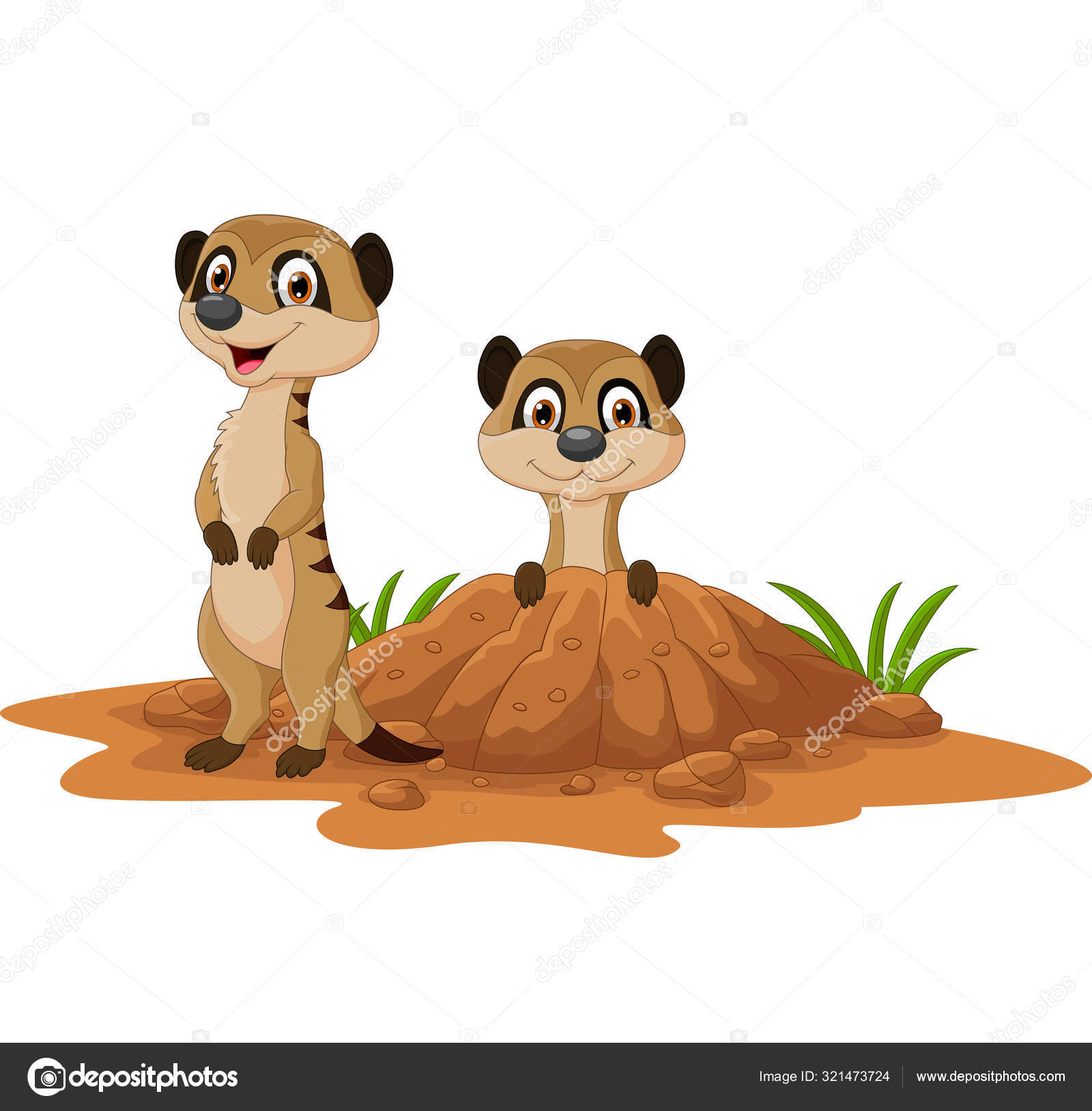 Dibujos Animados De Suricatas