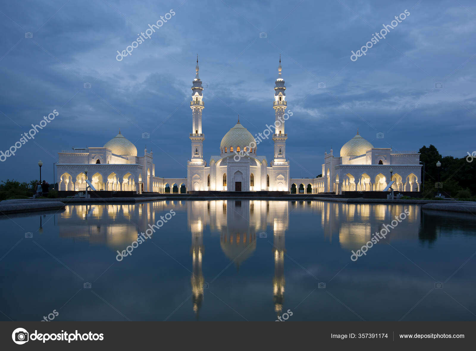 Beautiful Mosque In Water