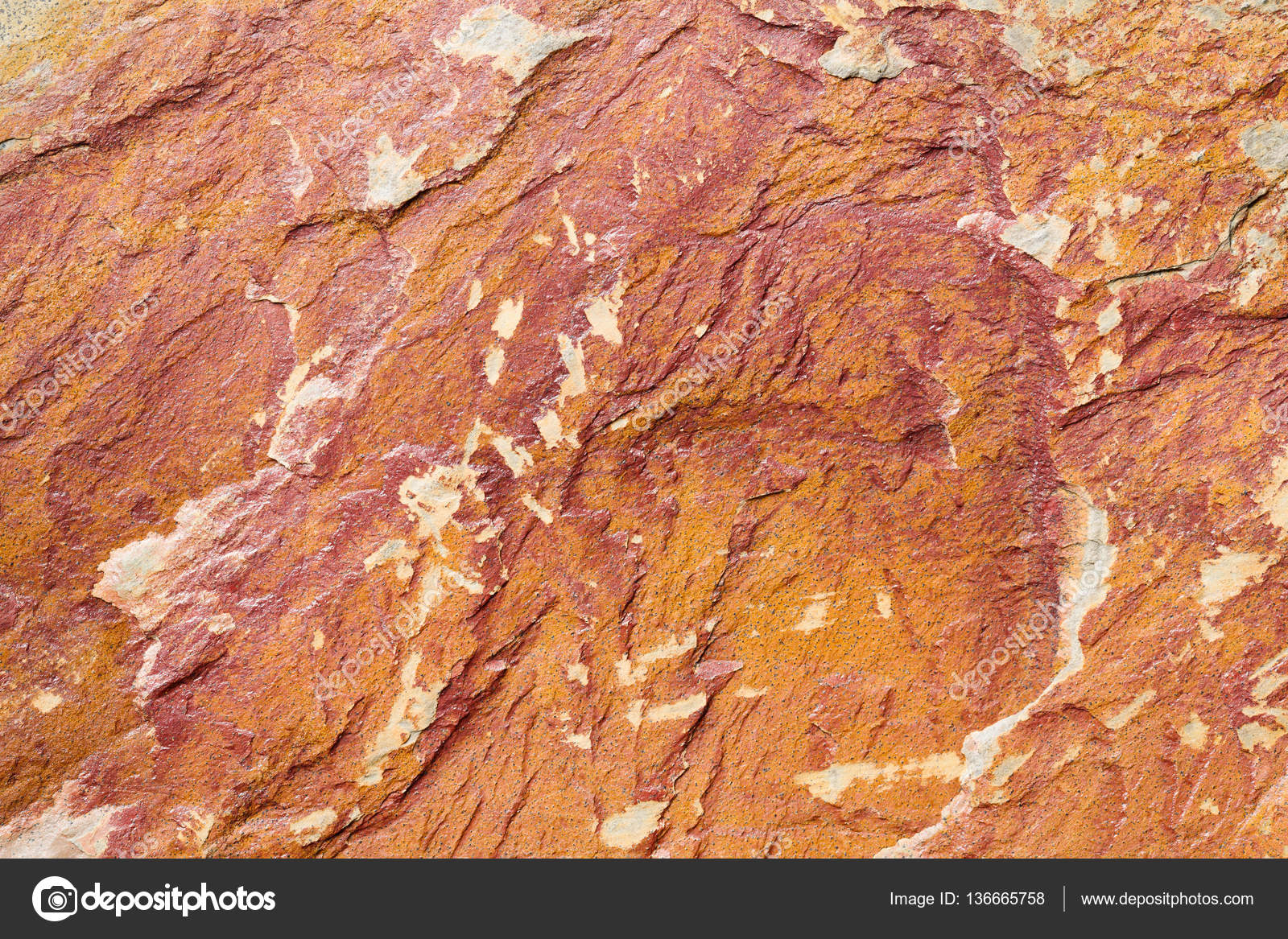 Close Old Dirty Rock Stone Texture Nature Background — Stock Photo ...