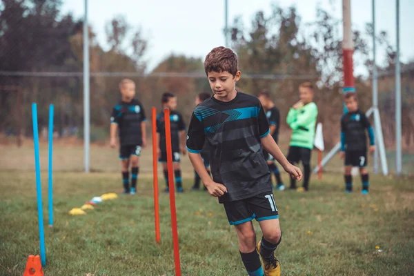 Youth soccer practice drills - Stock Image - Everypixel