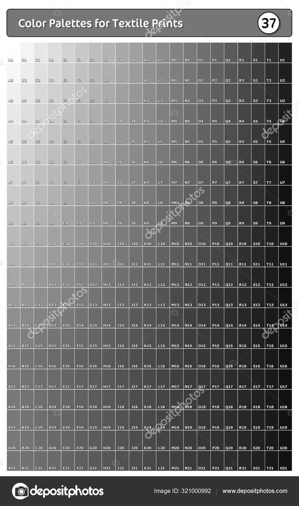 Colors Palette for Textile Prints - 37. Fashion Trend Colors Guide with ...