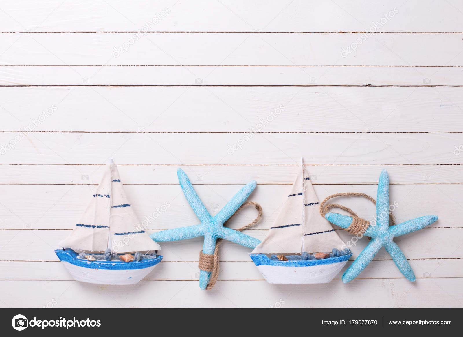 Border from decorative sailing boats Stock Photo by ©daffodil 179077870