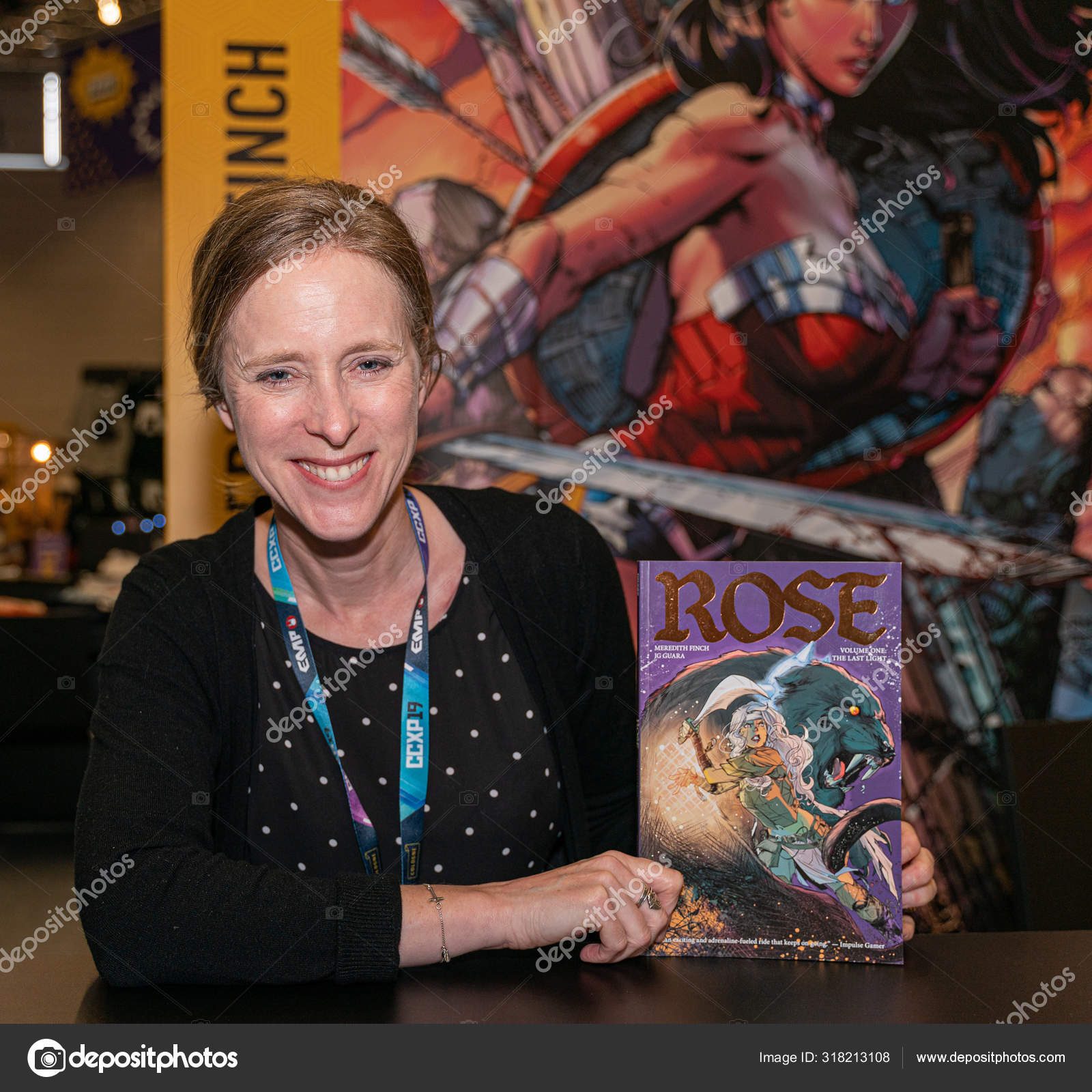 Cologne Germany Jun 28Th 2019 Meredith Finch Comic Book Artist — Stock ...