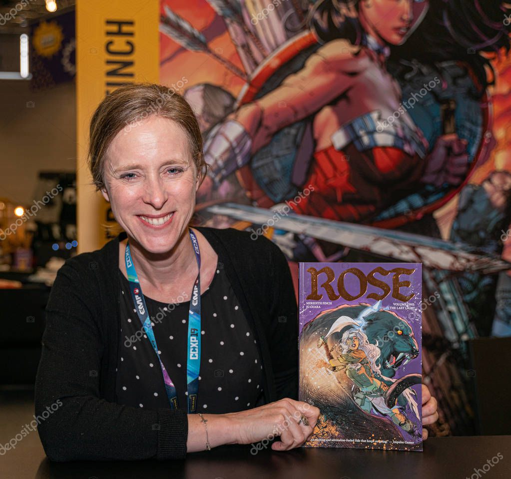 COLOGNE, ALEMANIA - 28 DE JUN DE 2019: Meredith Finch (artista del ...