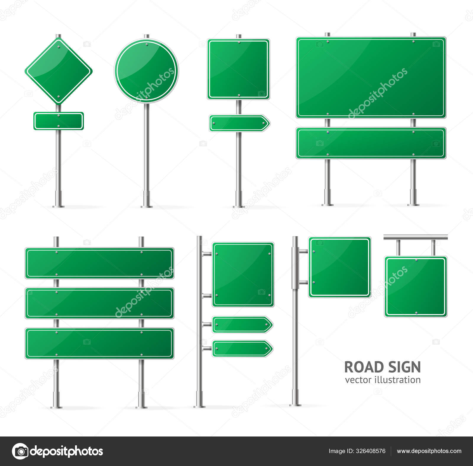 Blank Road Sign Templates