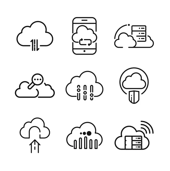 Cloud icon Vector Art Stock Images | Depositphotos