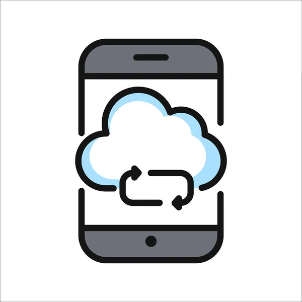Mobile apps syncing icon — Stock Vector © indomercy2012 #136840896 Mobile apps syncing icon — Stock Vector © indomercy2012 #136840896