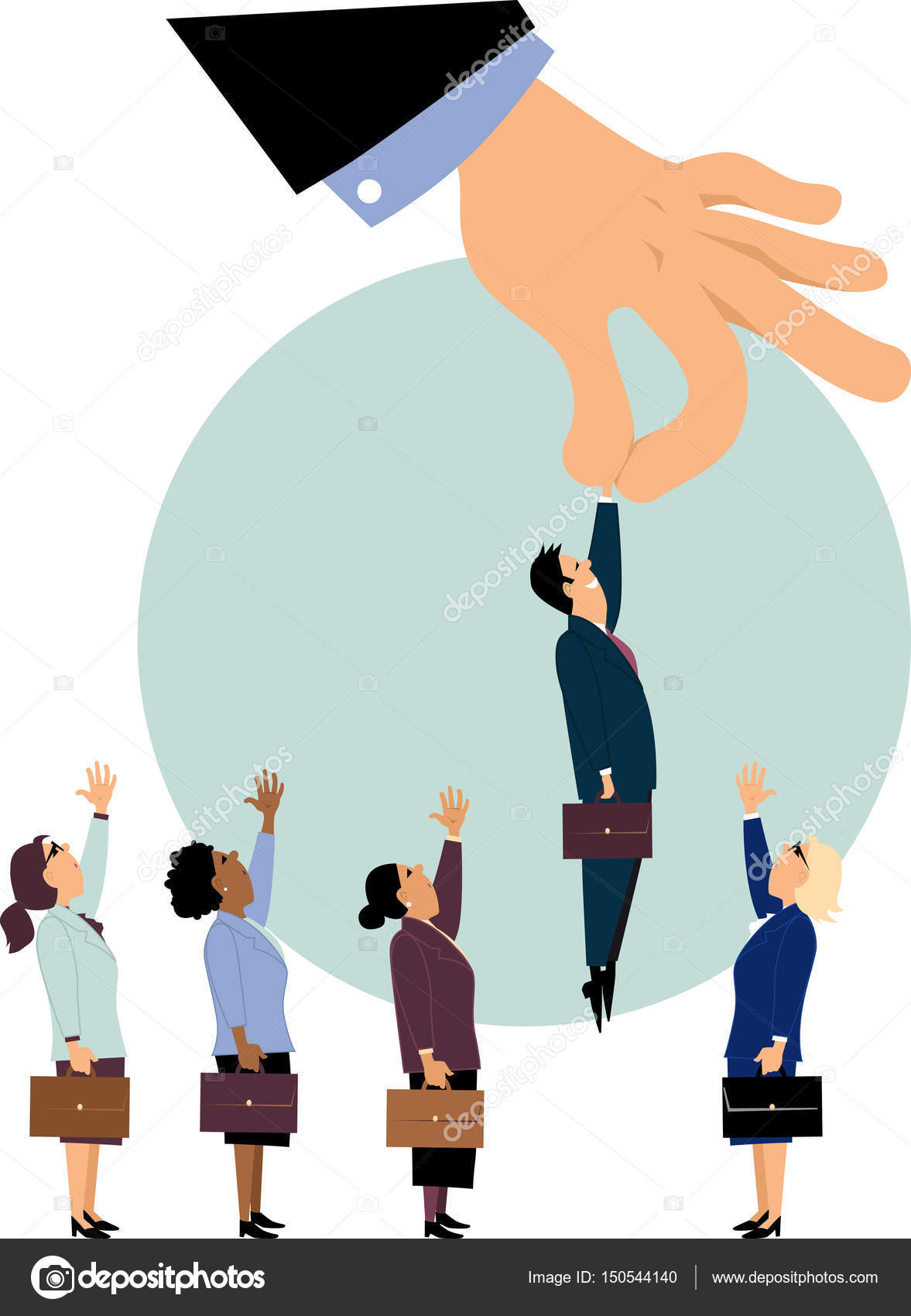 Man picked over women Stock Vector Image by ©Aleutie #150544140