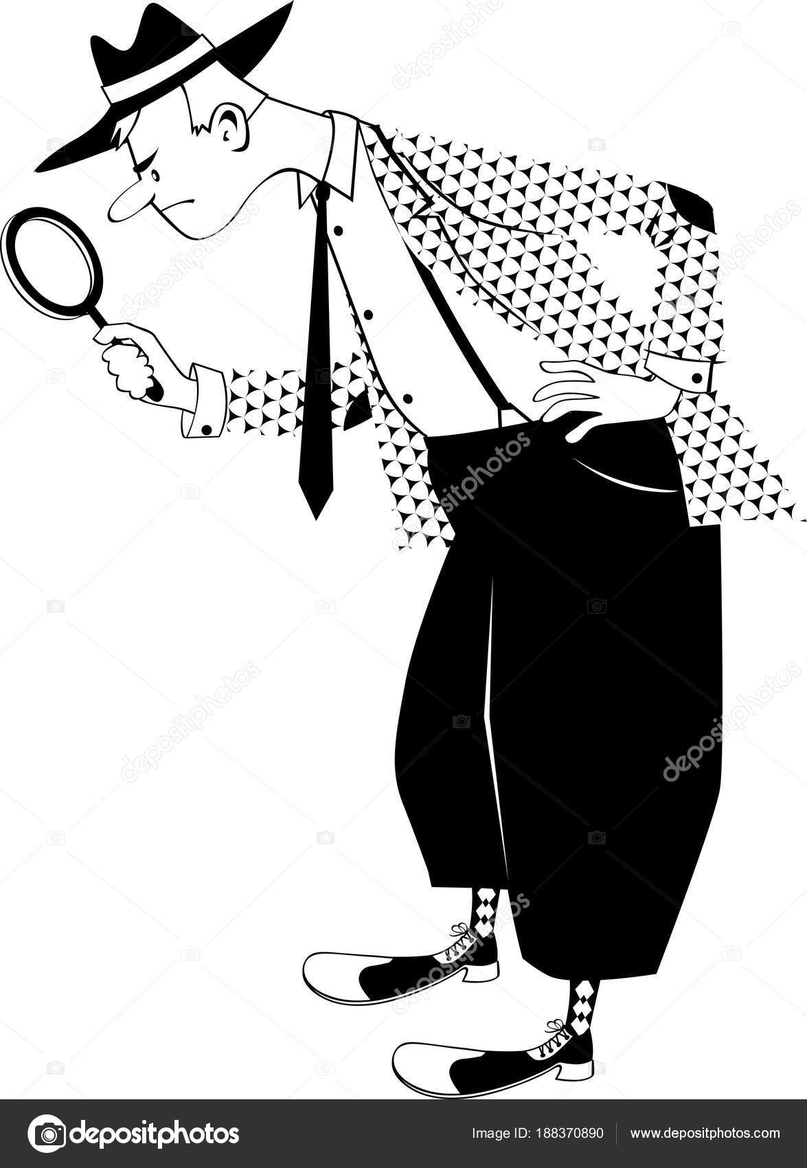 Cartoon Searching For Something