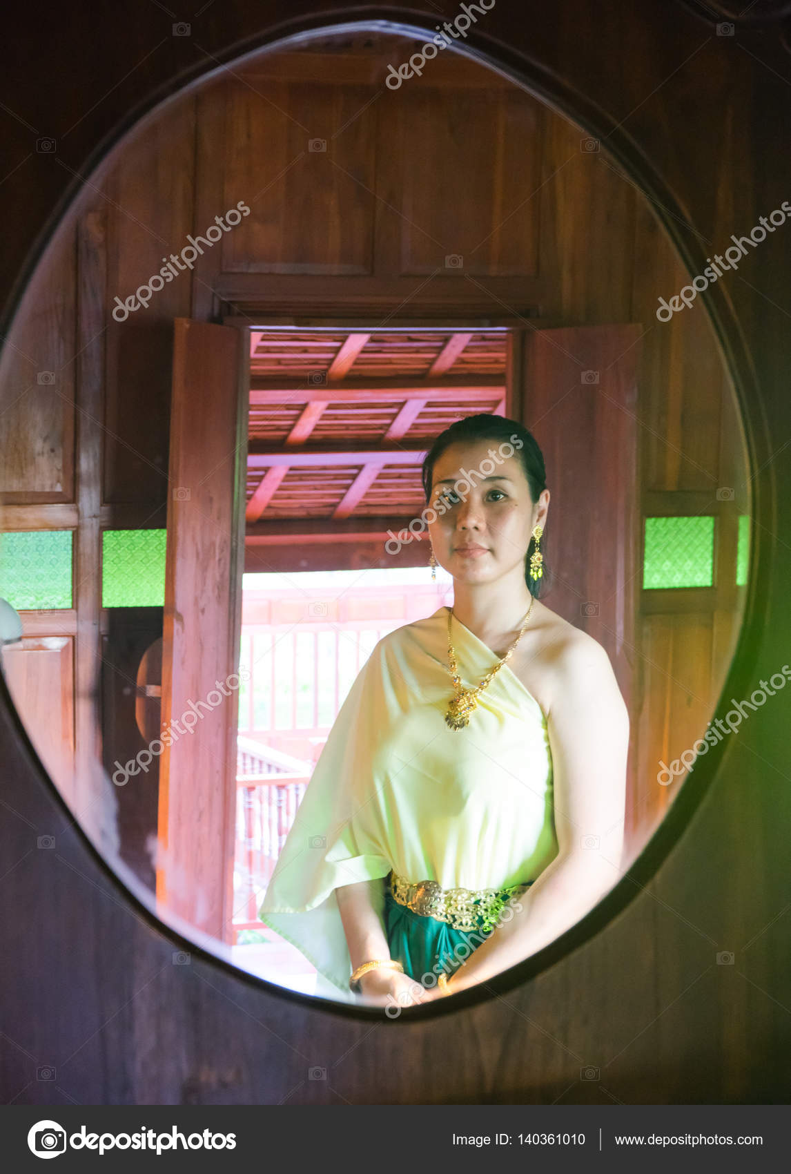 Woman dressing in Siamese style — Stock Photo © Success Media #140361010