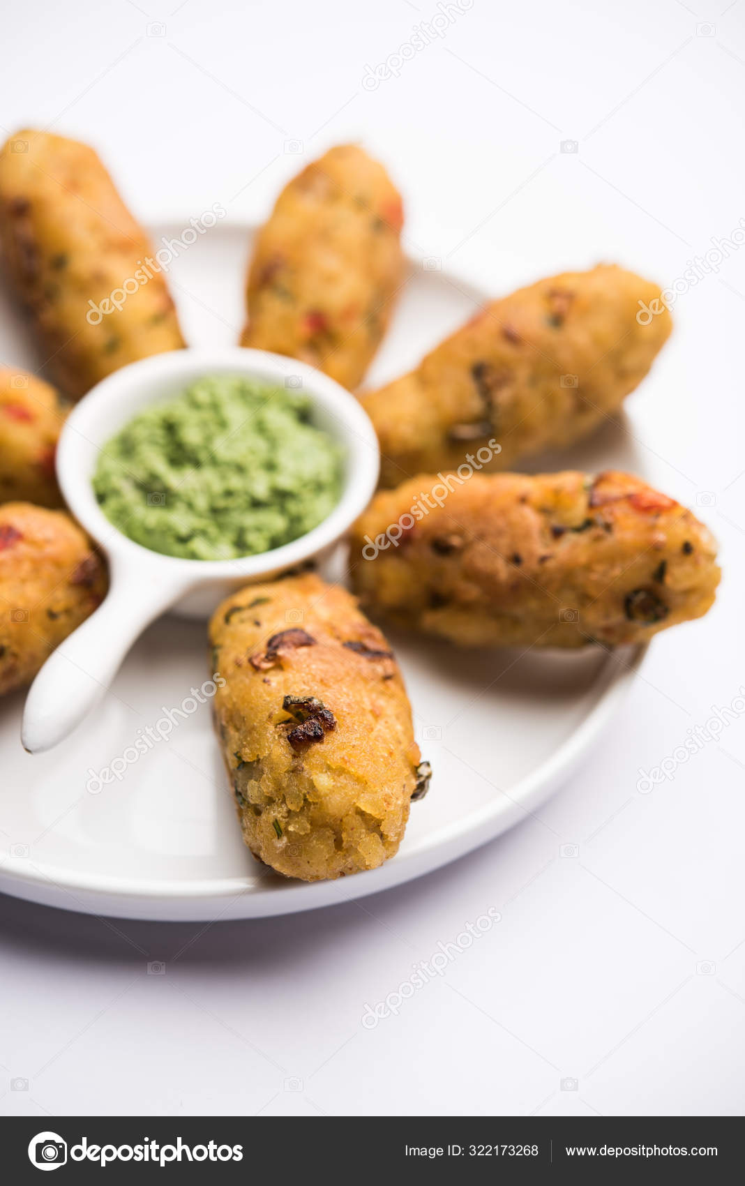 Veg Poha Roll Made Using Flattened Rice Served Tomato Ketchup — Stock ...