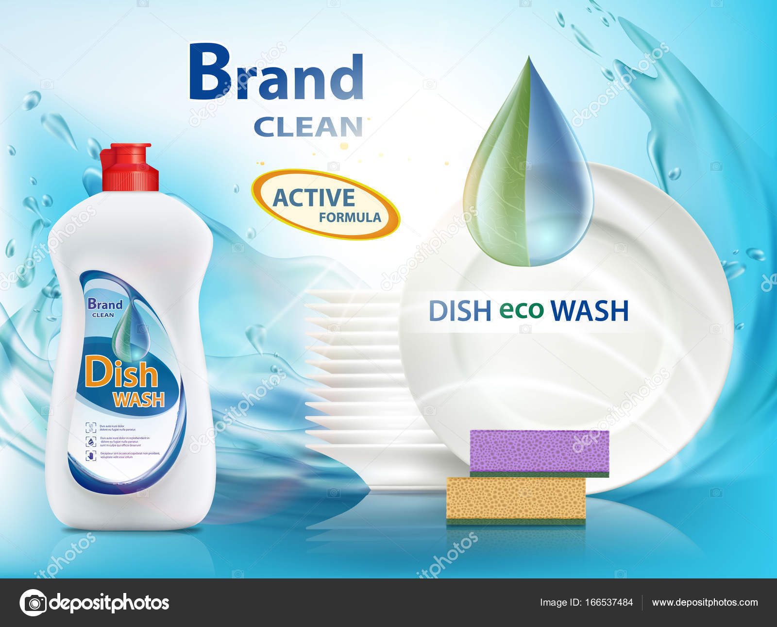 Plastic container with label design Stock Vector Image by ©vantuz ...