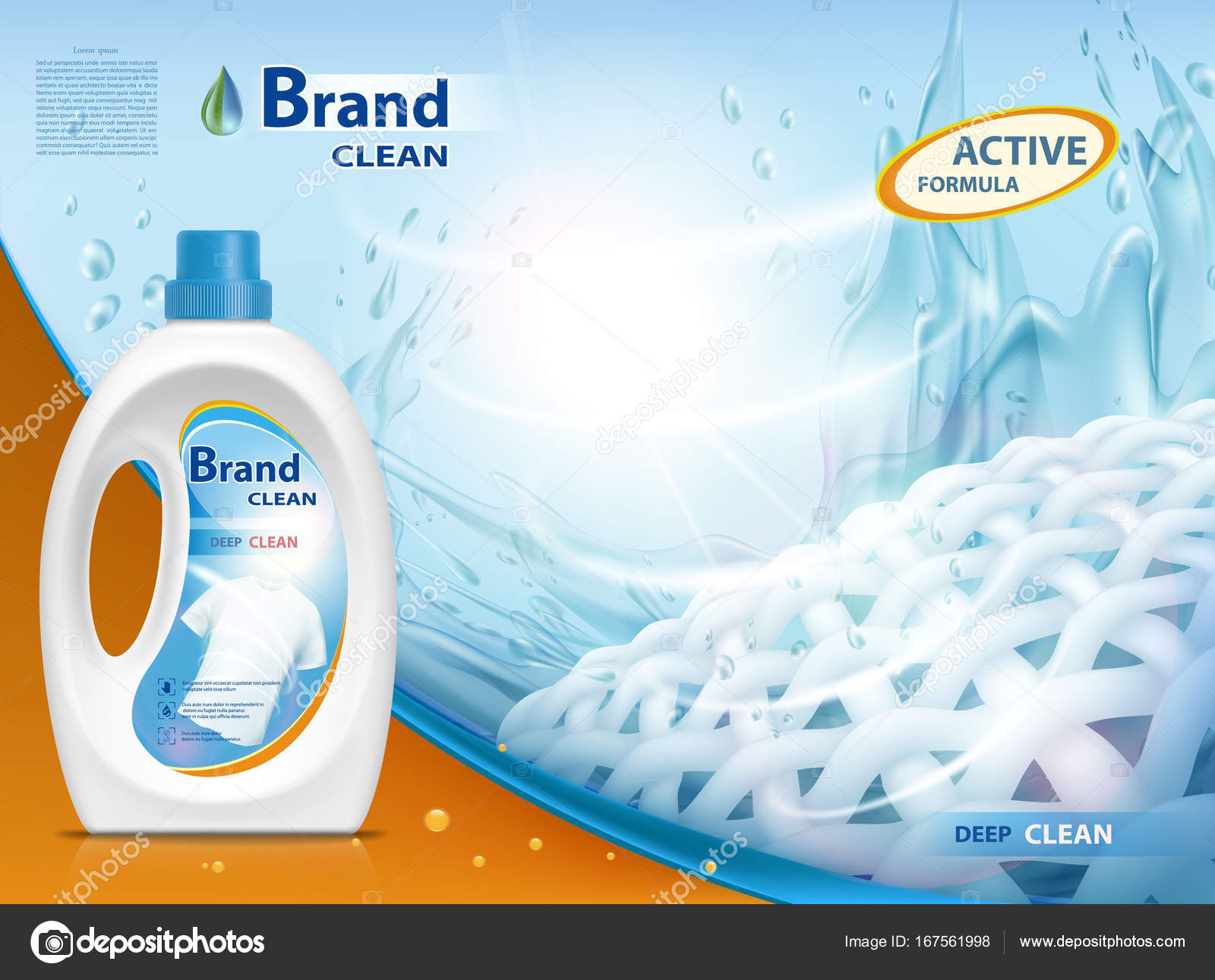 Mock-up package with label design Stock Vector by ©vantuz 167561998