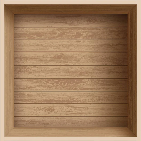 Empty Open Closed Wooden Box Isolated Transparent Background Vector ...