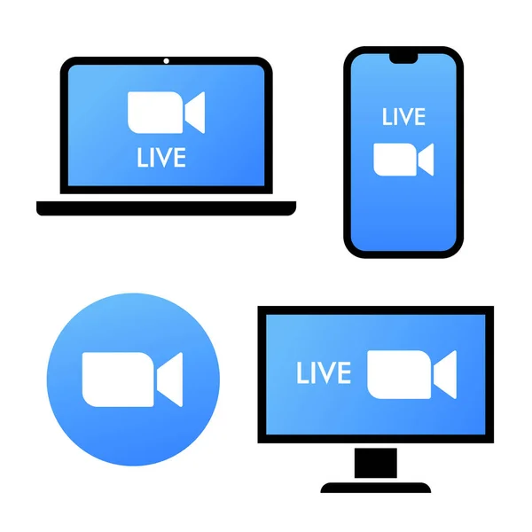 Live calls Vector Art Stock Images | Depositphotos