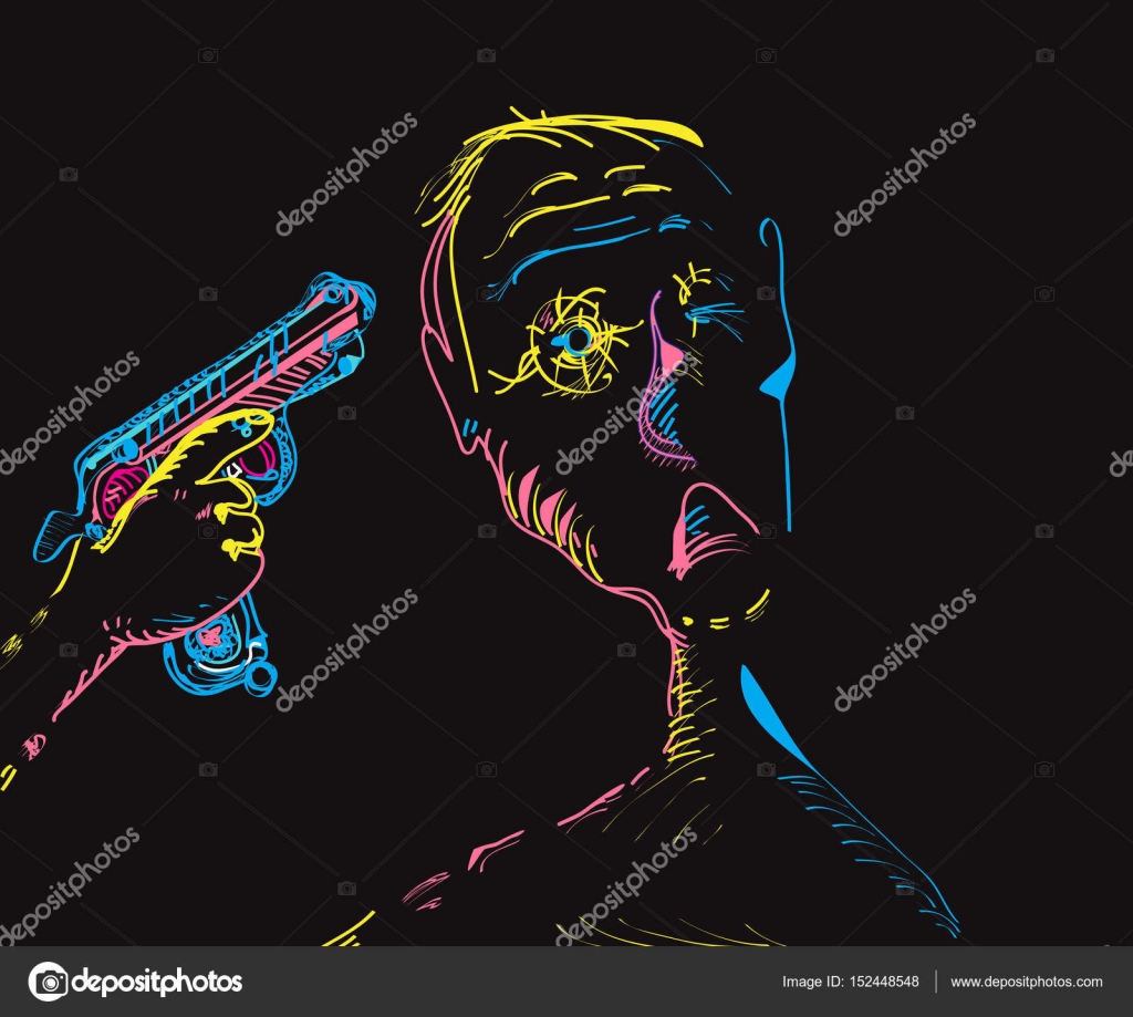 Gun To Head Drawing