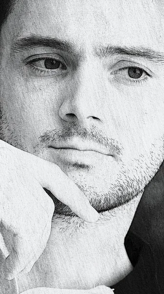 Portrait handsome man Stock Photos, Royalty Free Portrait handsome man ...