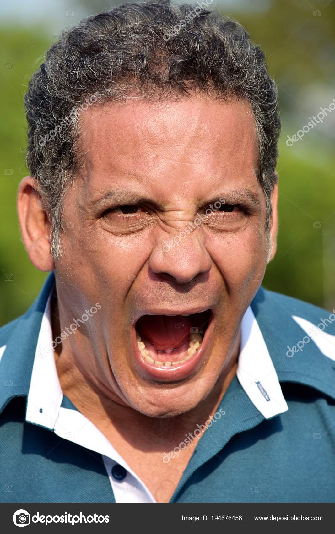 Handsome Person Yelling — Stock Photo © dtiberio #194676456