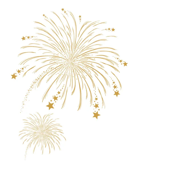 Firework design on white background Stock Vector by ©Myimagine 58589017