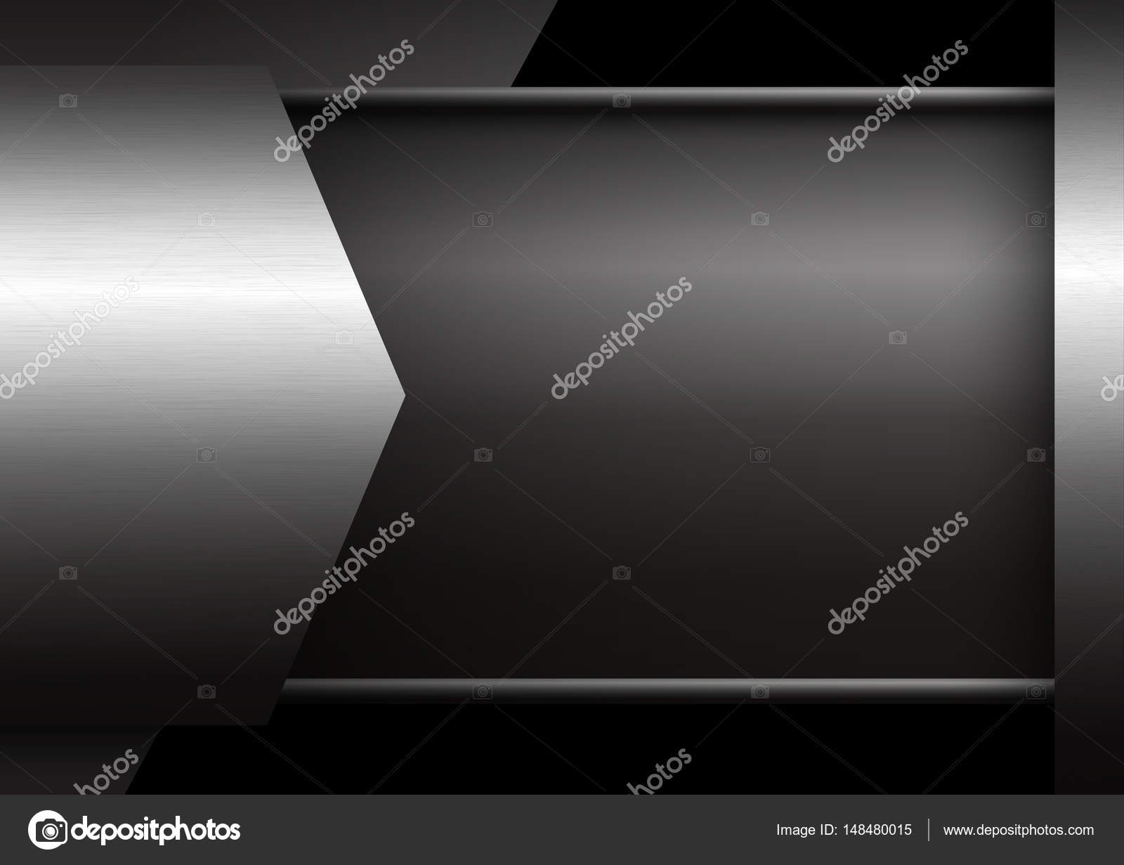 Metal background design with copy space Stock Vector Image by ...