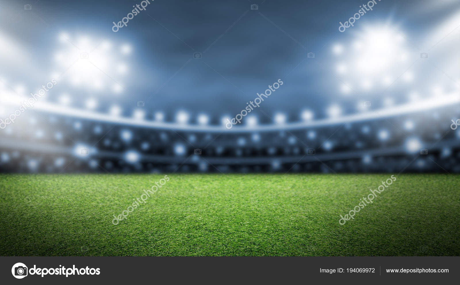 Fotballbane Bakgrunn Natt