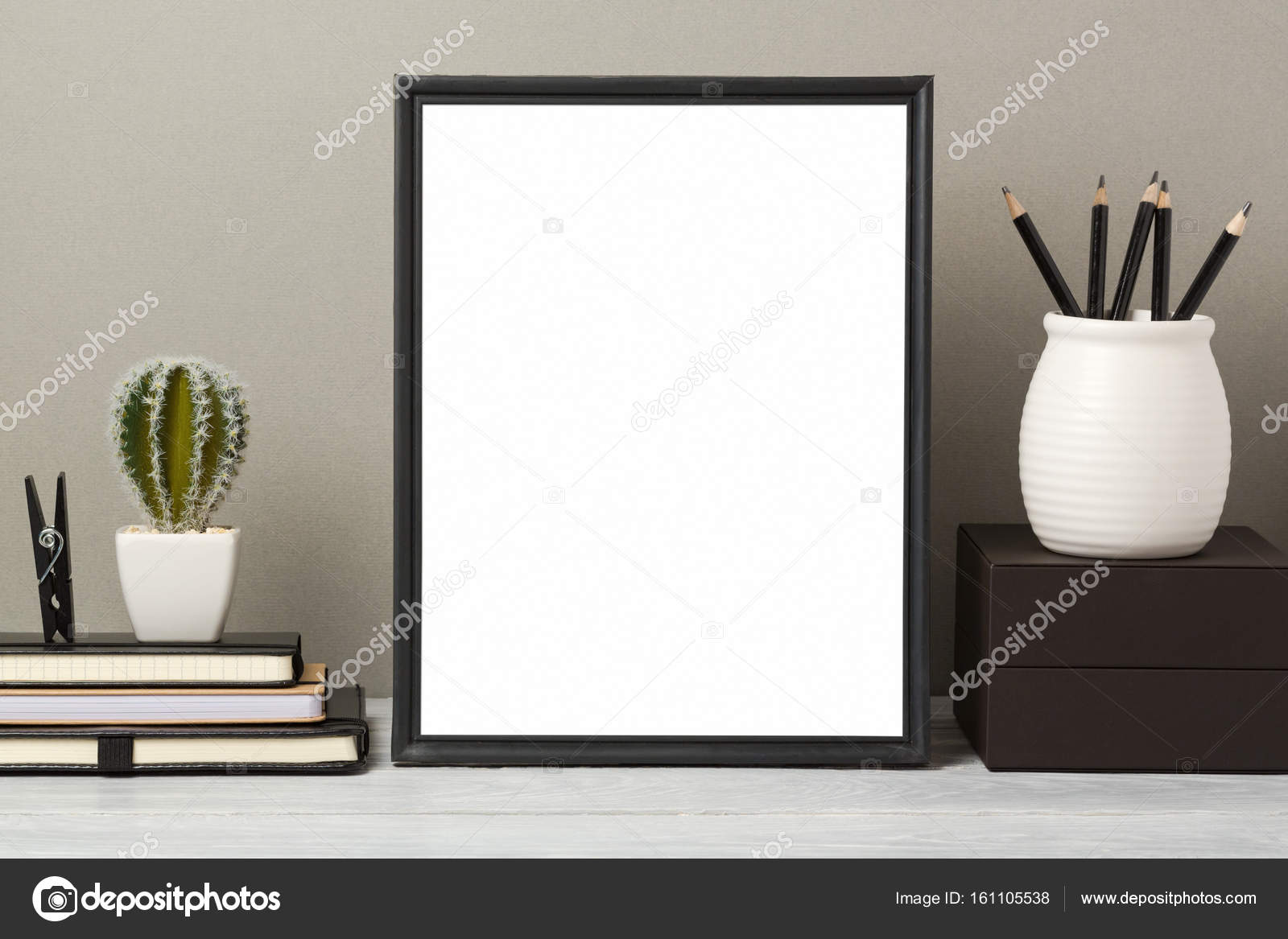 Frame mock up on table Stock Photo by ©maglara 161105538