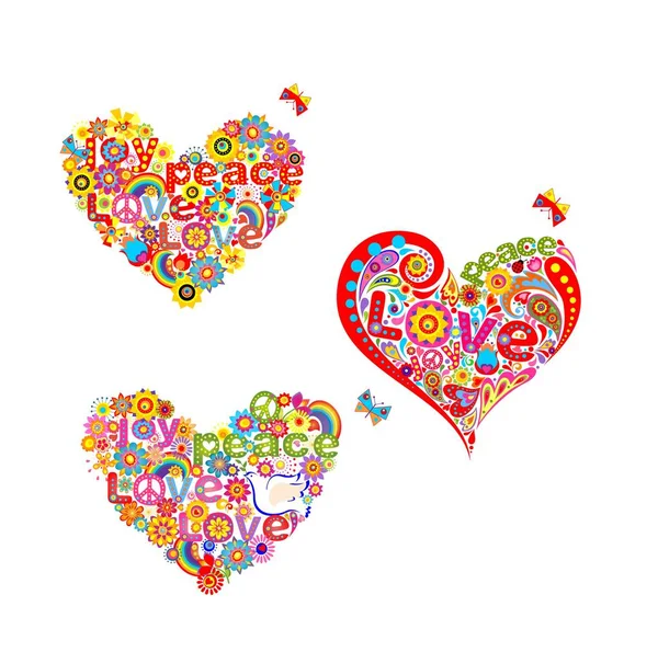 2,797 Hippie heart Vector Images | Depositphotos