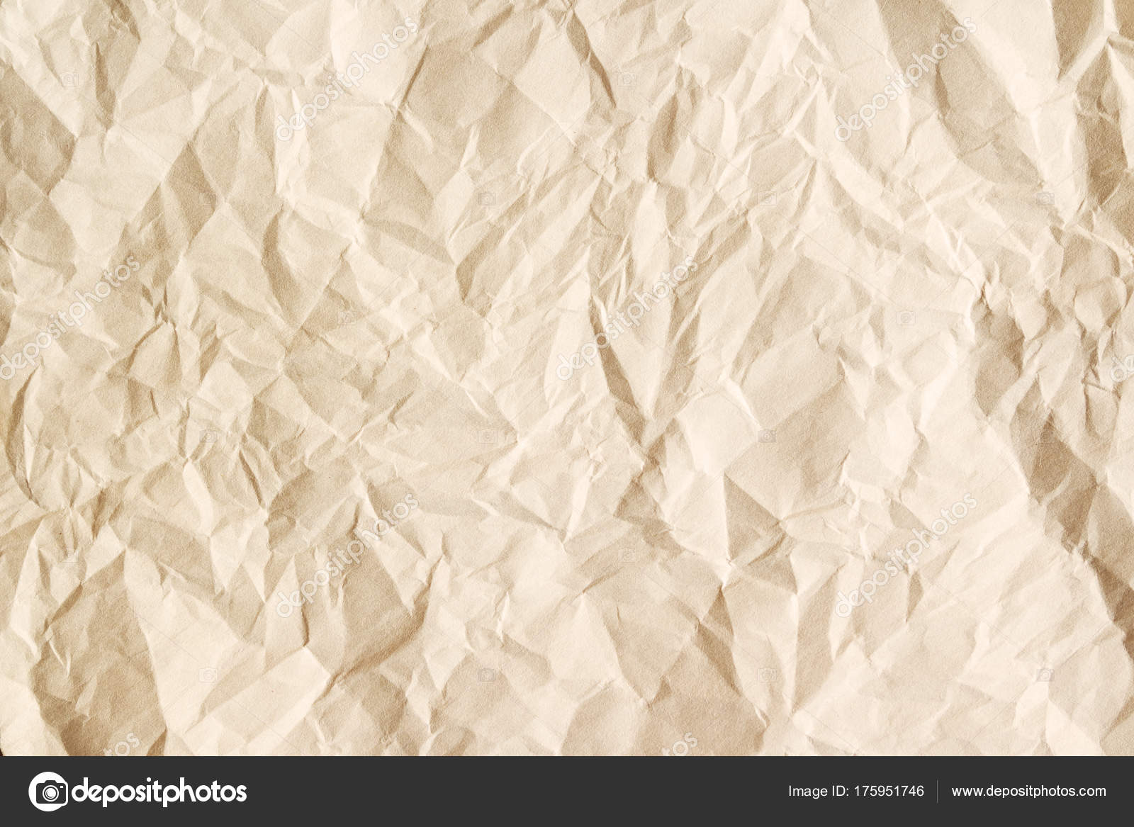 Old crumpled parchment texture. Stock Photo by ©Alexeybykov 175951746
