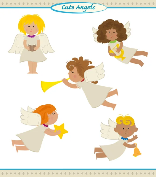 Good And Bad Angels Clipart