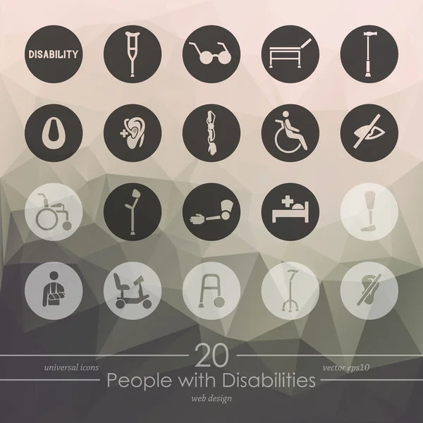 Disability icons Vector Art Stock Images | Depositphotos