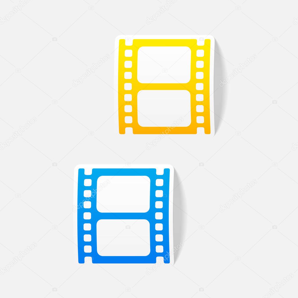 Realistic design of film elements Stock Vector by ©Palau83 129364954